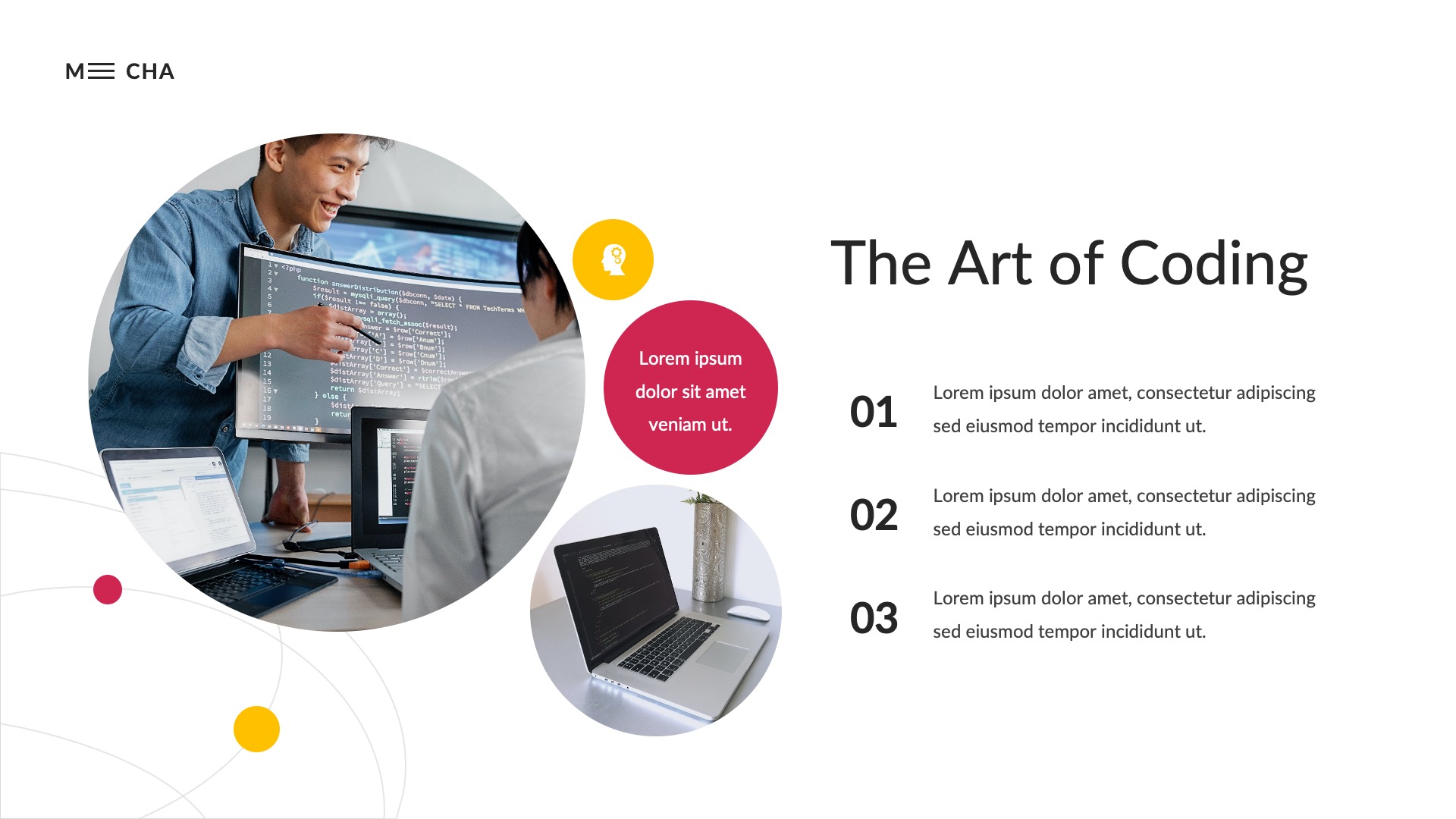 Mecha - Coding Agency Presentation PowerPoint, Presentation Templates