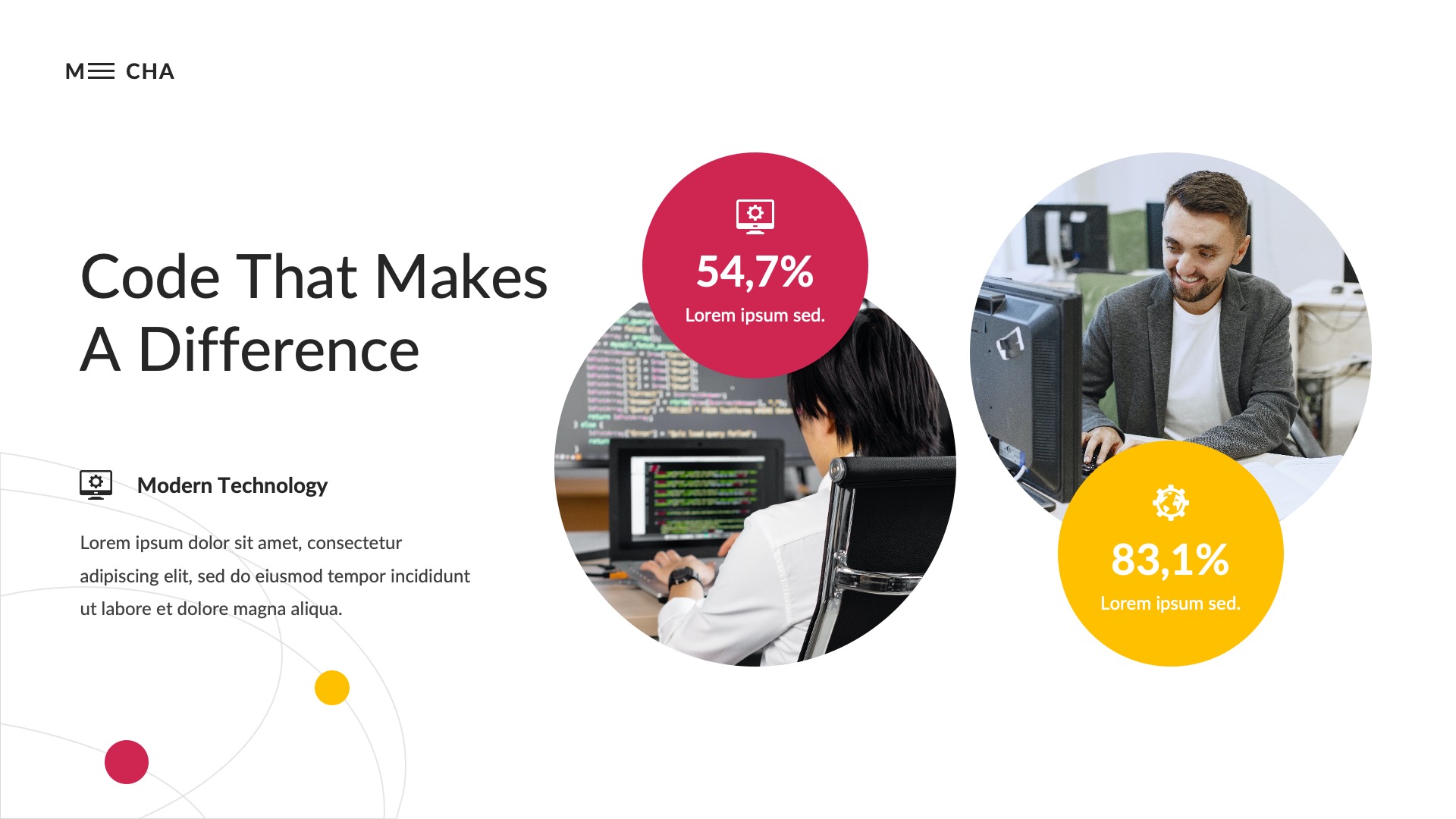Mecha - Coding Agency Presentation Keynote, Presentation Templates