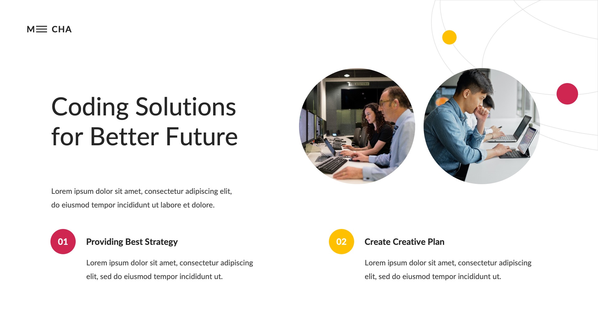 Mecha - Coding Agency Presentation Keynote, Presentation Templates