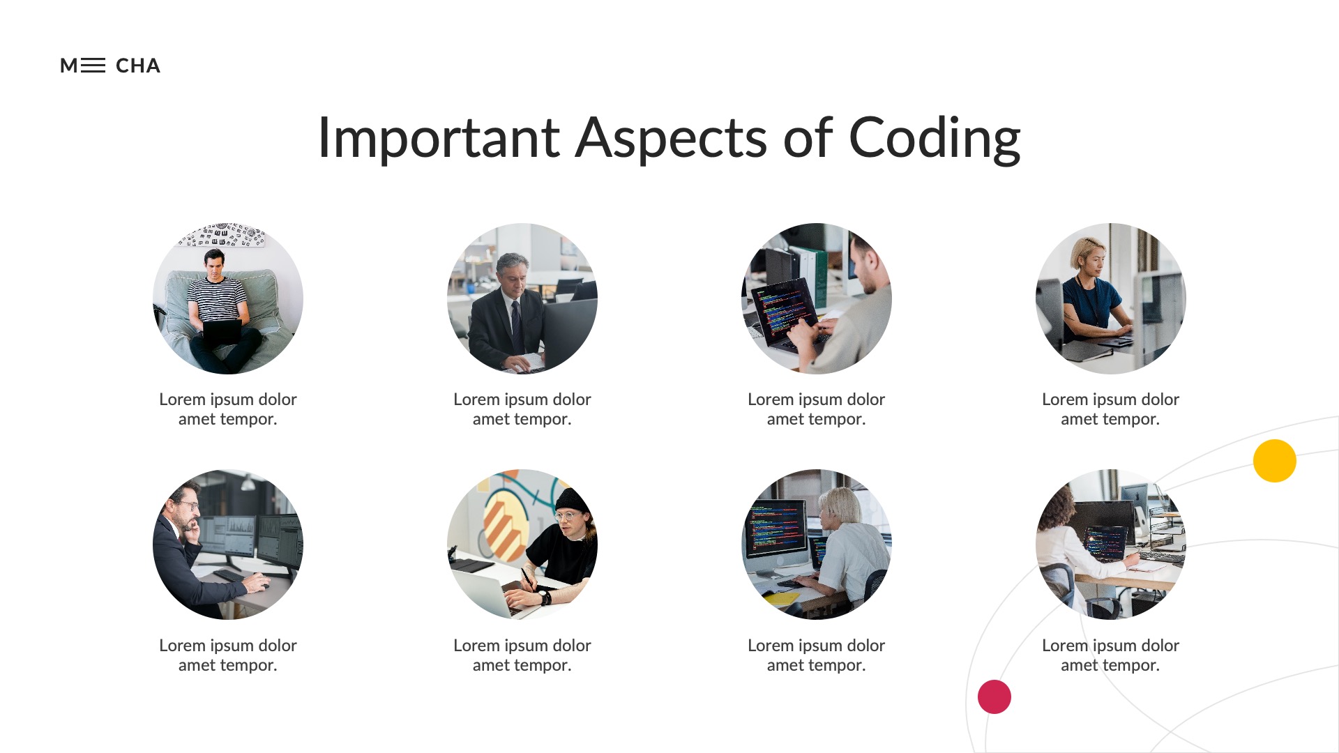 Mecha - Coding Agency Presentation Google Slides, Presentation Templates