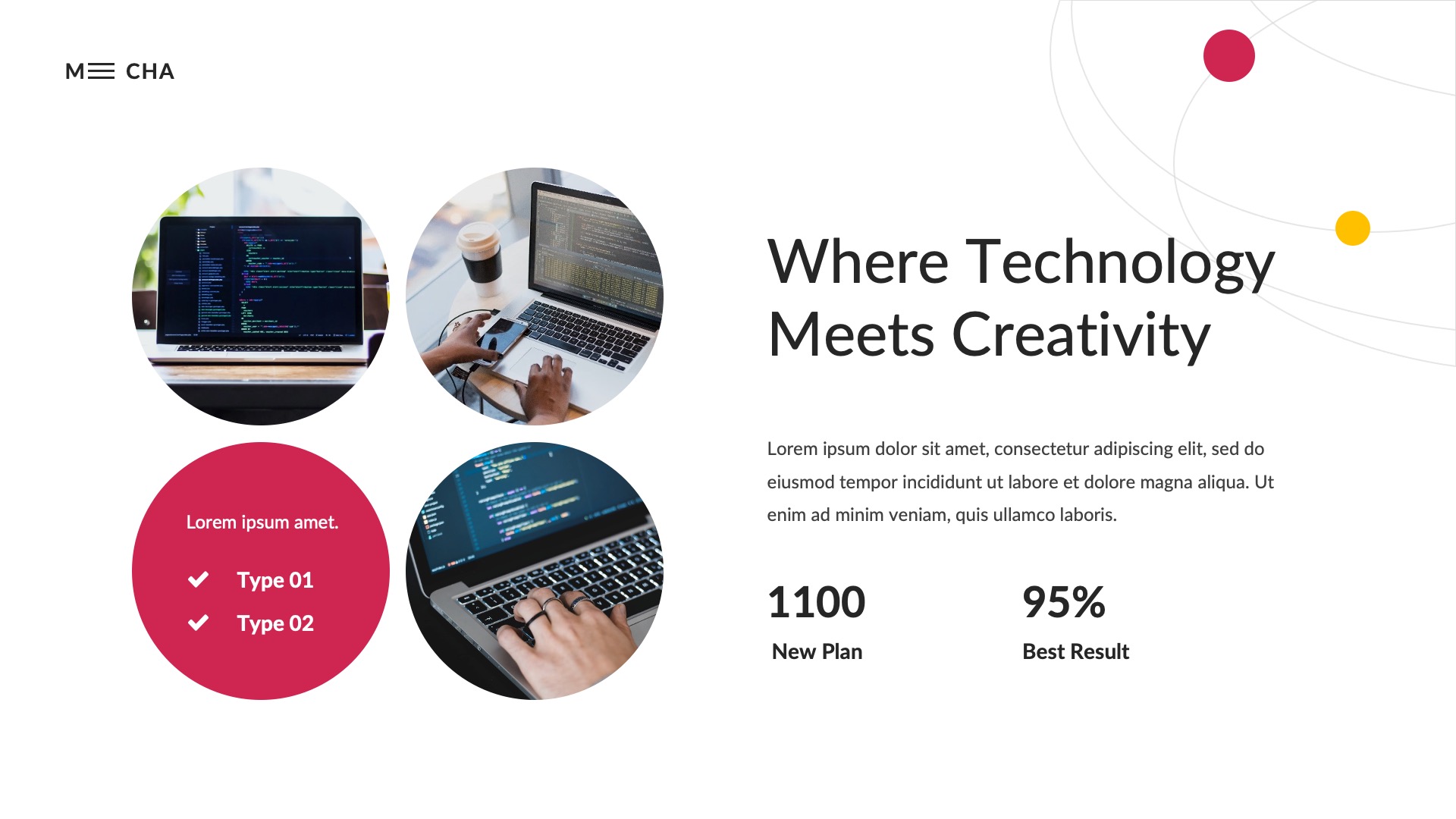 Mecha - Coding Agency Presentation Google Slides, Presentation Templates
