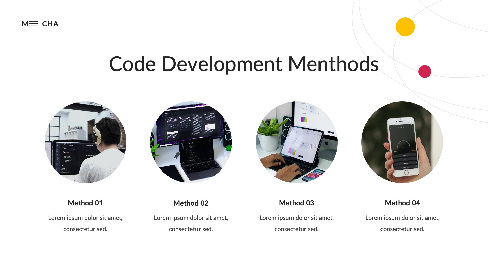 Mecha - Coding Agency Presentation Google Slides, Presentation Templates