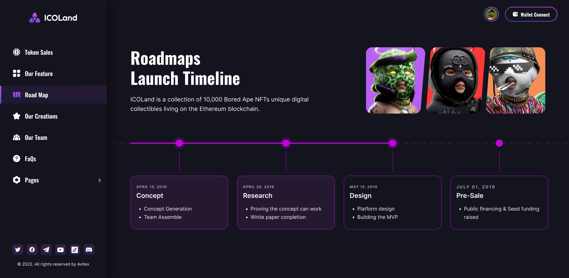 ICOLand | ICO Landing Page by Avitex | ThemeForest