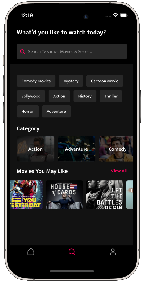 Movie Series Video Streaming Android App Template + Video Streaming iOS ...
