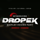 DROPEX – Sport Racing Font, Fonts | GraphicRiver