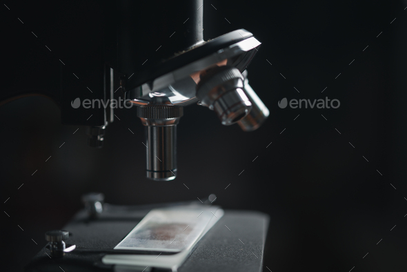 Scientific microscope data analysis in the metal lens at laboratory ...