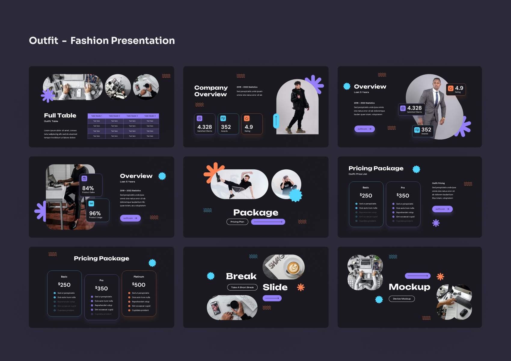 Outfit - Fashion PowerPoint Presentation, Presentation Templates ...