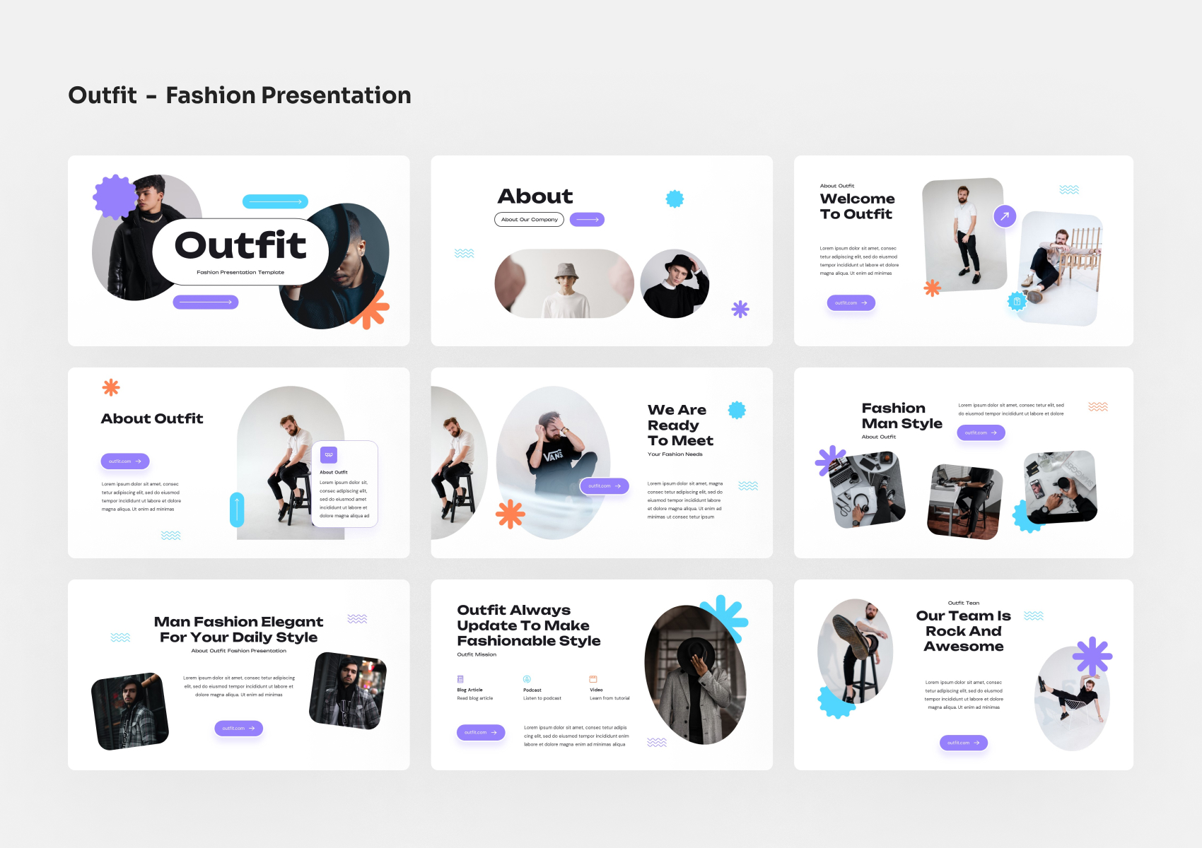 Outfit - Fashion PowerPoint Presentation, Presentation Templates ...