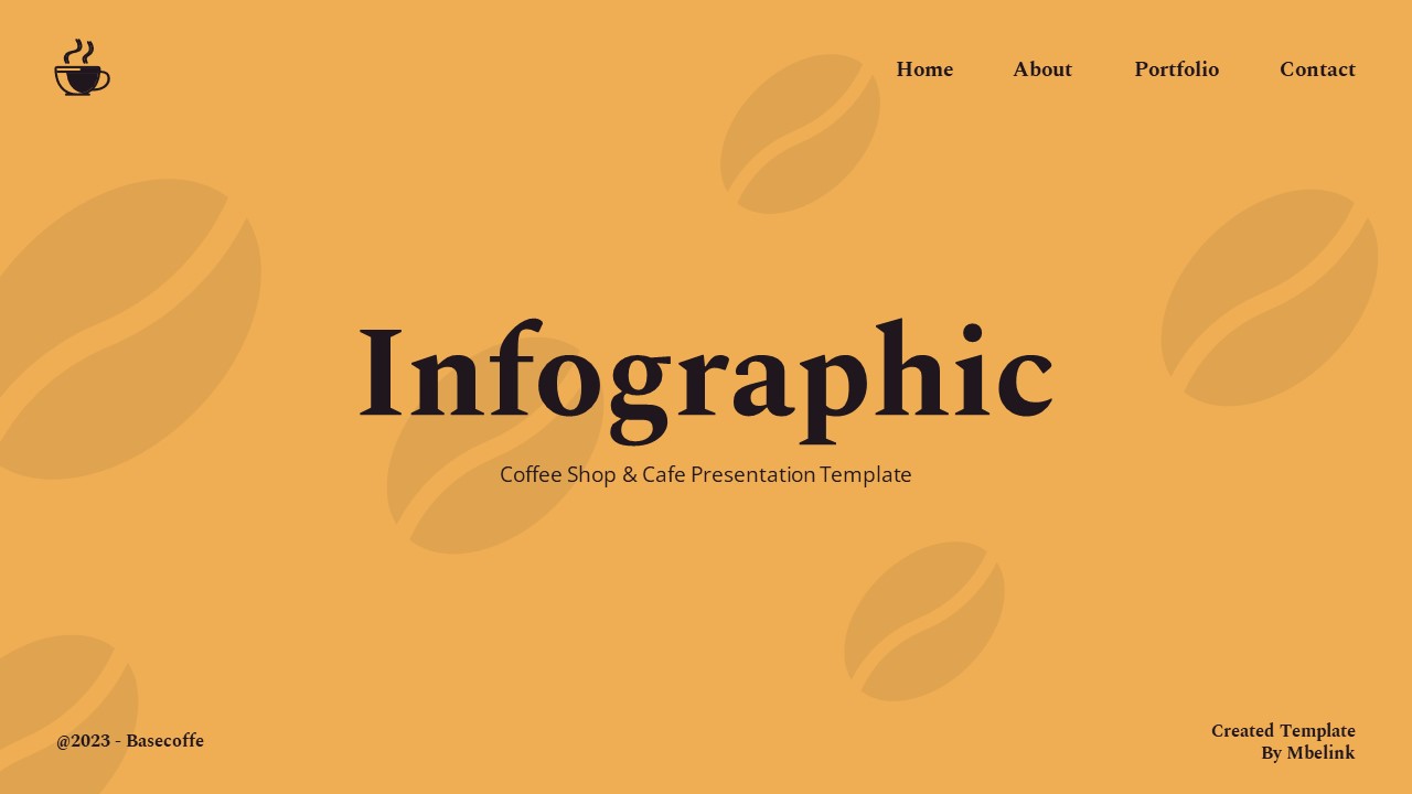 Basecoffe - Coffe & Cafe Shop Powerpoint Template, Presentation Templates