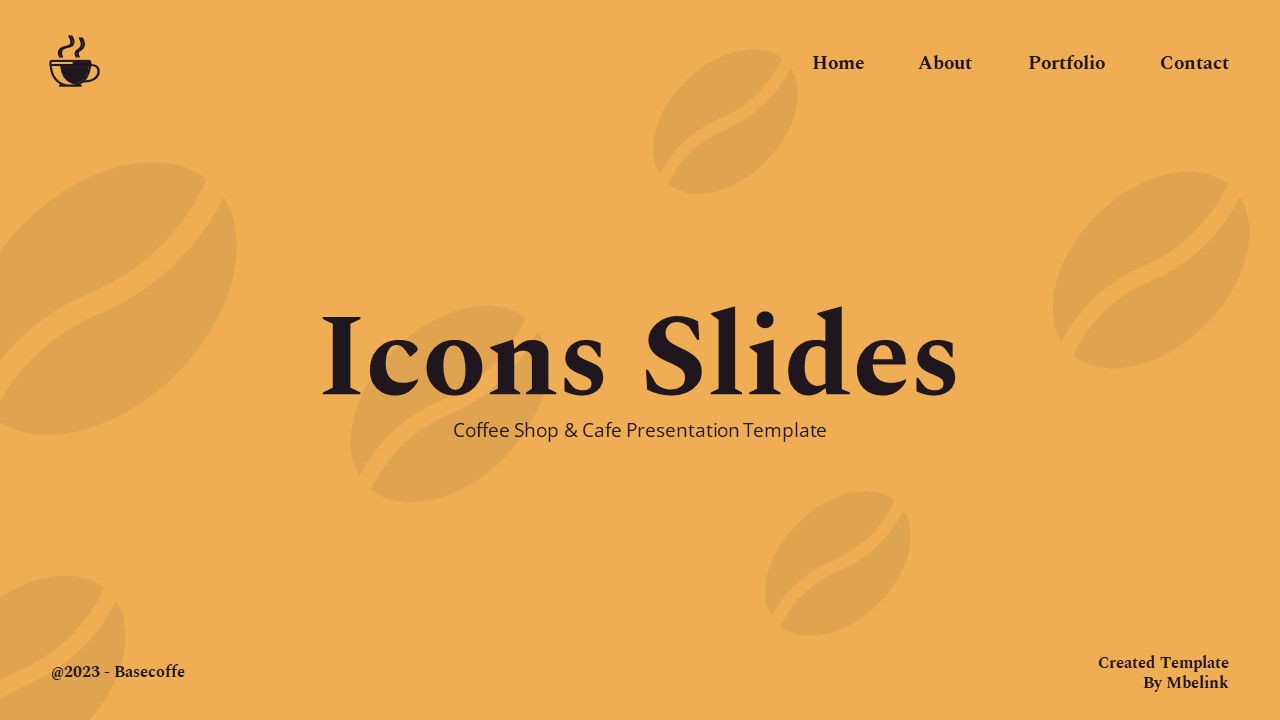 Basecoffe - Coffe & Cafe Shop Keynote Template, Presentation Templates