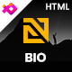 Bio - Personal CV Resume Landing Page HTML Template by PixiansStudioUIUX