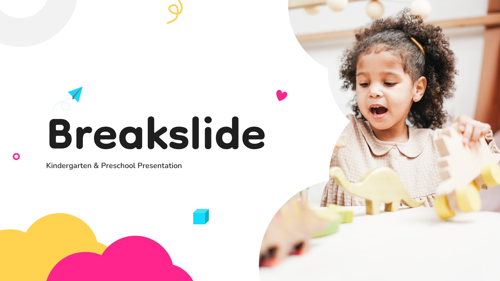 Kindergarten & Preschool PowerPoint Template, Presentation Templates