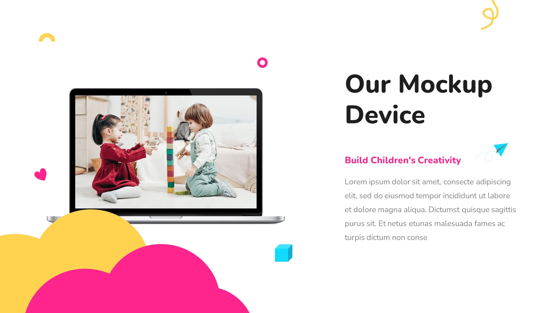 Kindergarten & Preschool PowerPoint Template, Presentation Templates