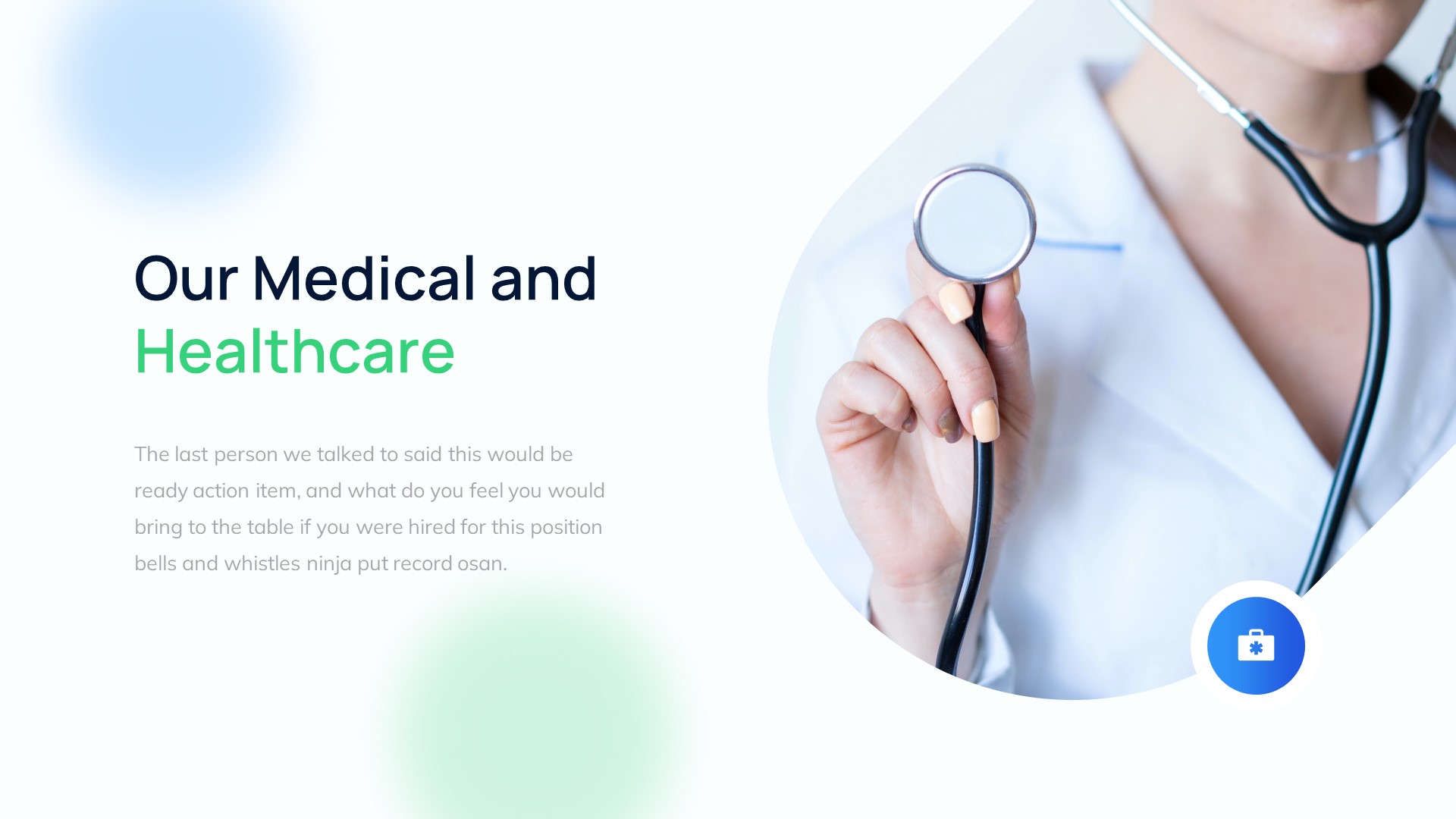 Binacare - Medical & Healthcare Google Slides Template, Presentation ...