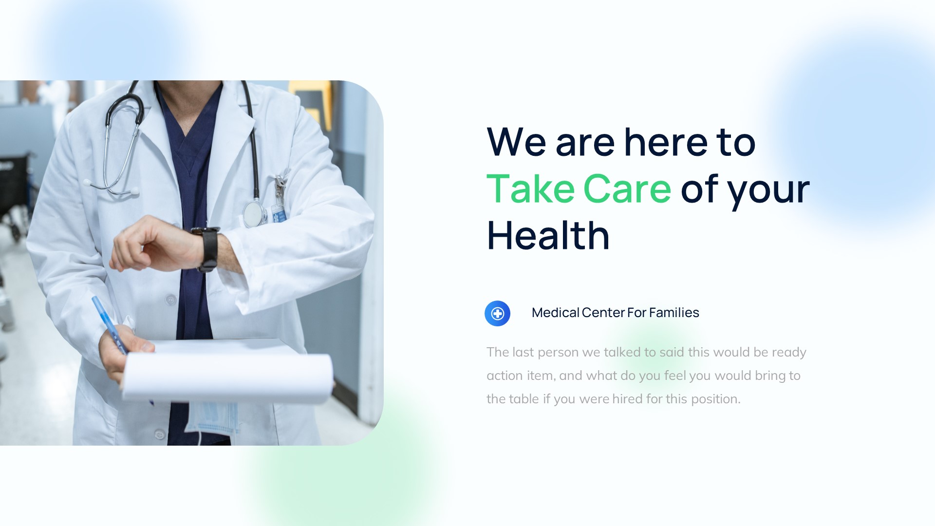 Binacare - Medical & Healthcare Google Slides Template, Presentation ...
