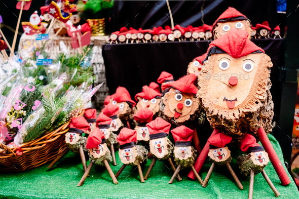 Typical Catalan Christmas tradition, Christmas log. Stock Photo by ...