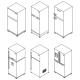 Fridge Icons Set Vector Outline, Vectors | GraphicRiver