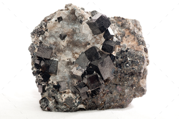 magnetite mineral sample Stock Photo by wirestock | PhotoDune