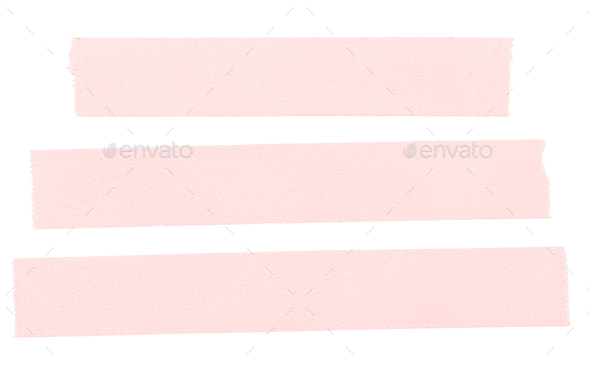 Blank Pink adhesive paper tape isolated on white background Stock Photo ...