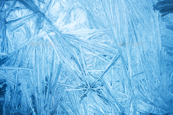 Christmas background with frozen pattern Stock Photo by ivankmit ...