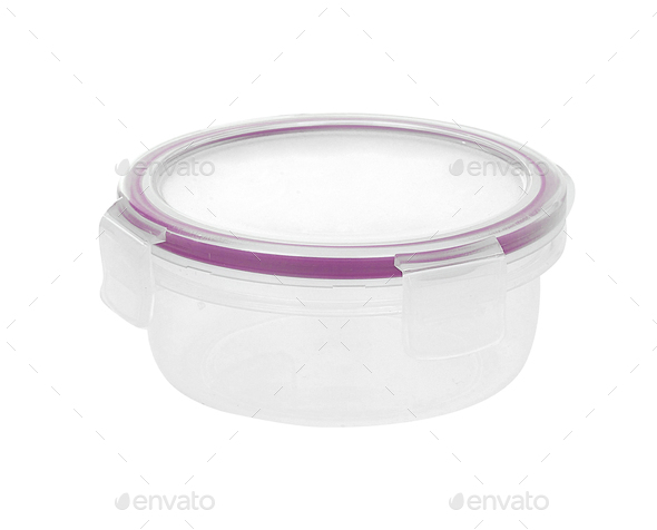 Round plastic container Stock Photo by ozaiachin | PhotoDune