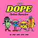 Dope Cartoon Characters, Graphics | GraphicRiver