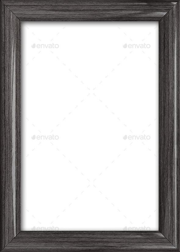 Empty picture frame with a free place inside, isolated on white Stock ...