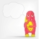 Funny Monster. Thinking., Vectors | GraphicRiver