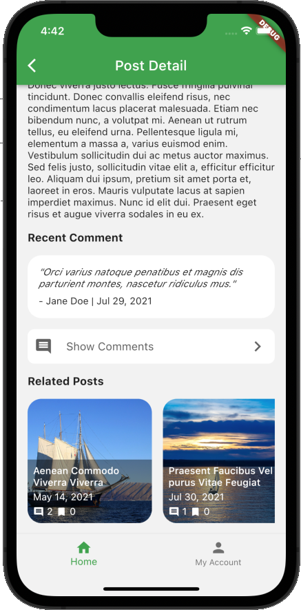 Blog App Ui Template For Flutter By Zeymur Codecanyon