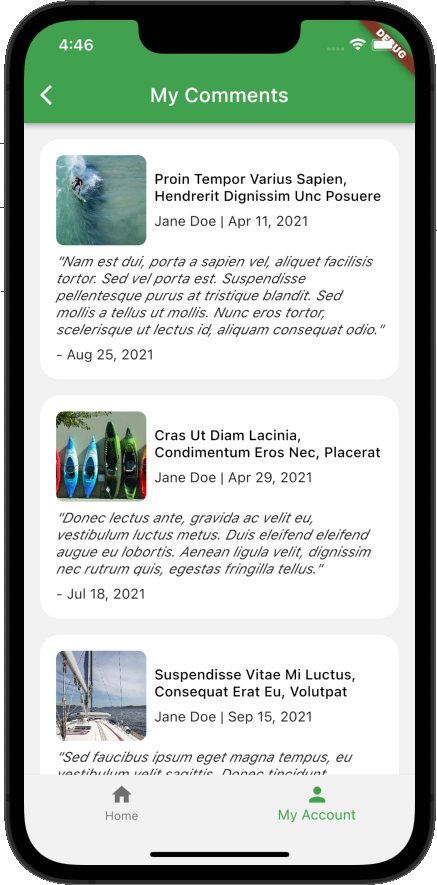 Blog App Ui Template For Flutter By Zeymur Codecanyon