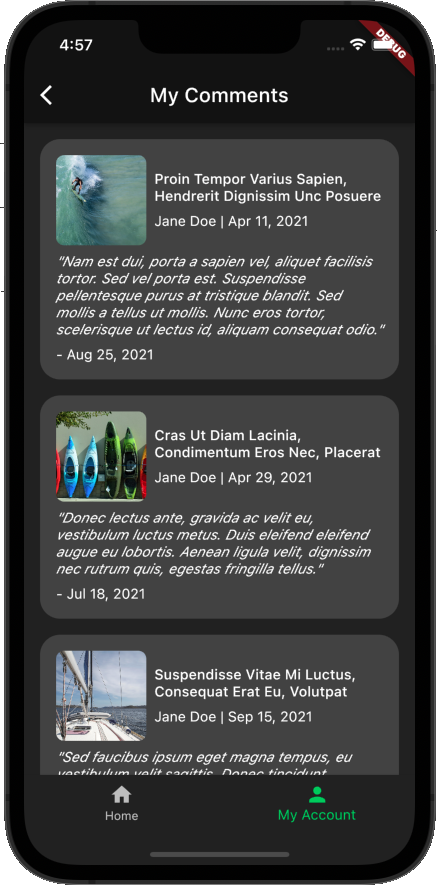 Blog App Ui Template For Flutter By Zeymur Codecanyon