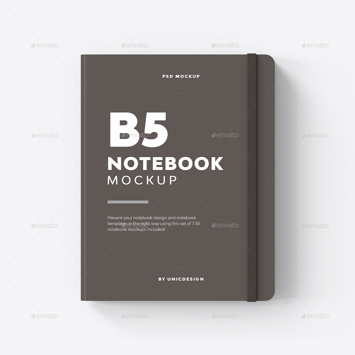 B5 Notebook Mockup, Graphics | GraphicRiver