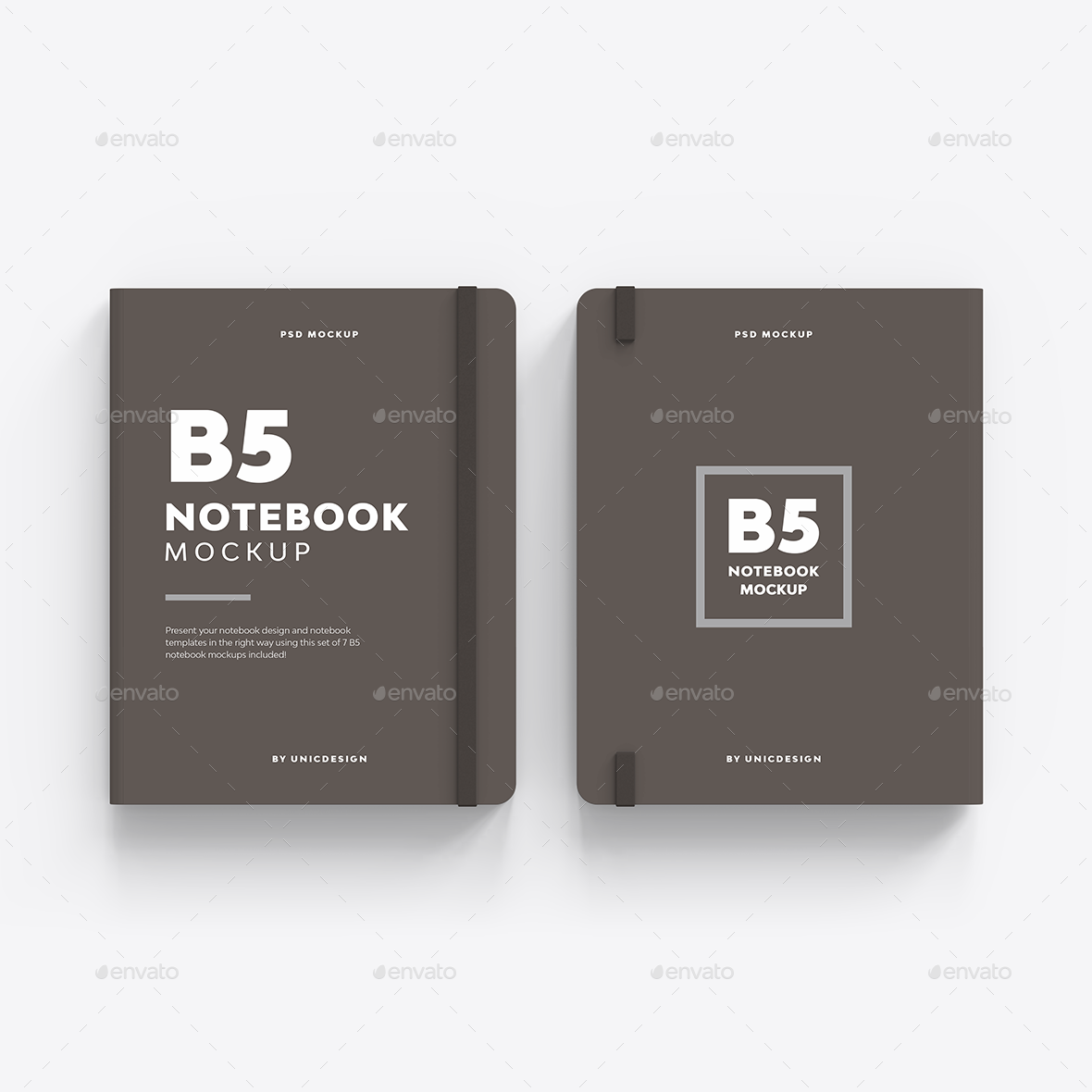 B5 Notebook Mockup, Graphics | GraphicRiver