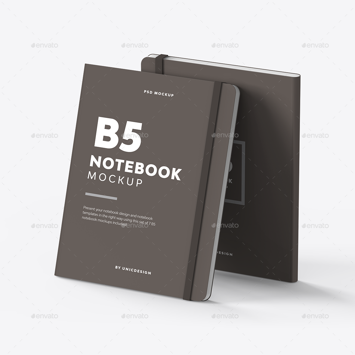 B5 Notebook Mockup, Graphics | GraphicRiver