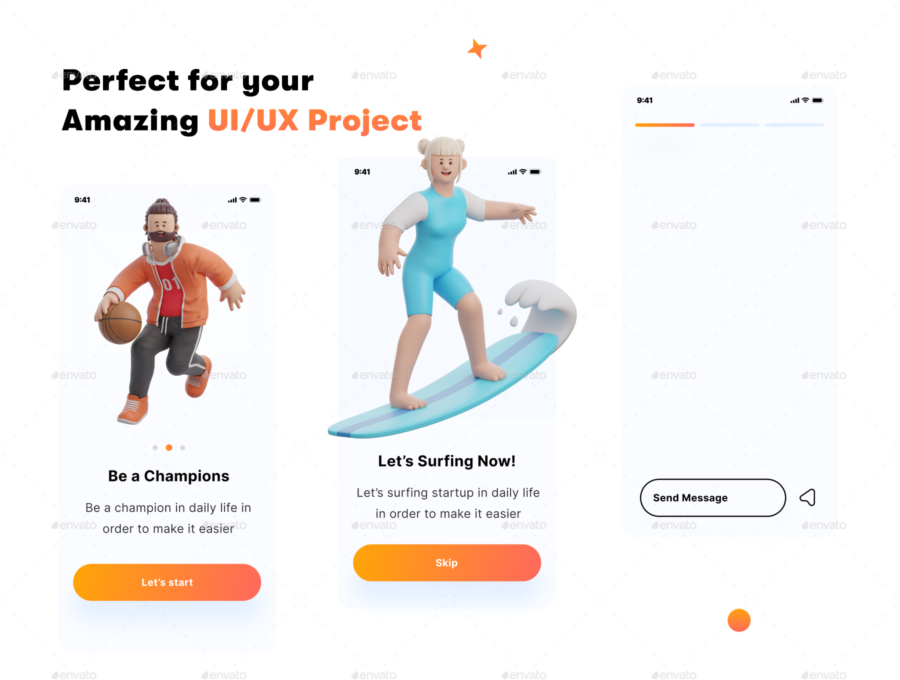 3D Character Sports Pack, Graphics | GraphicRiver