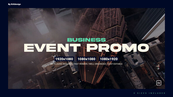 Business Event Promo, After Effects Project Files | VideoHive