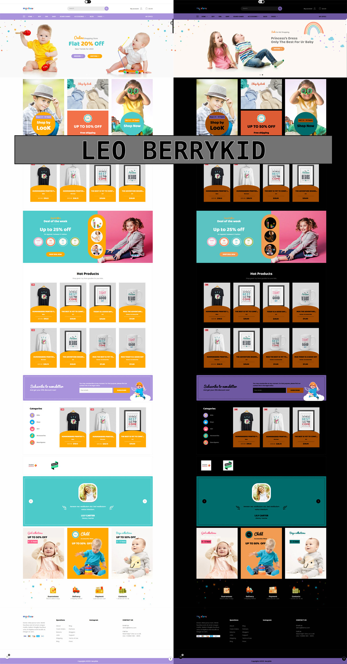 Dark mode module for any Prestashop theme and BackOffice by IDNK-Soft