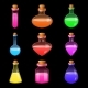 Potion Magic Bottle Icons Set Realistic Style, Vectors | GraphicRiver