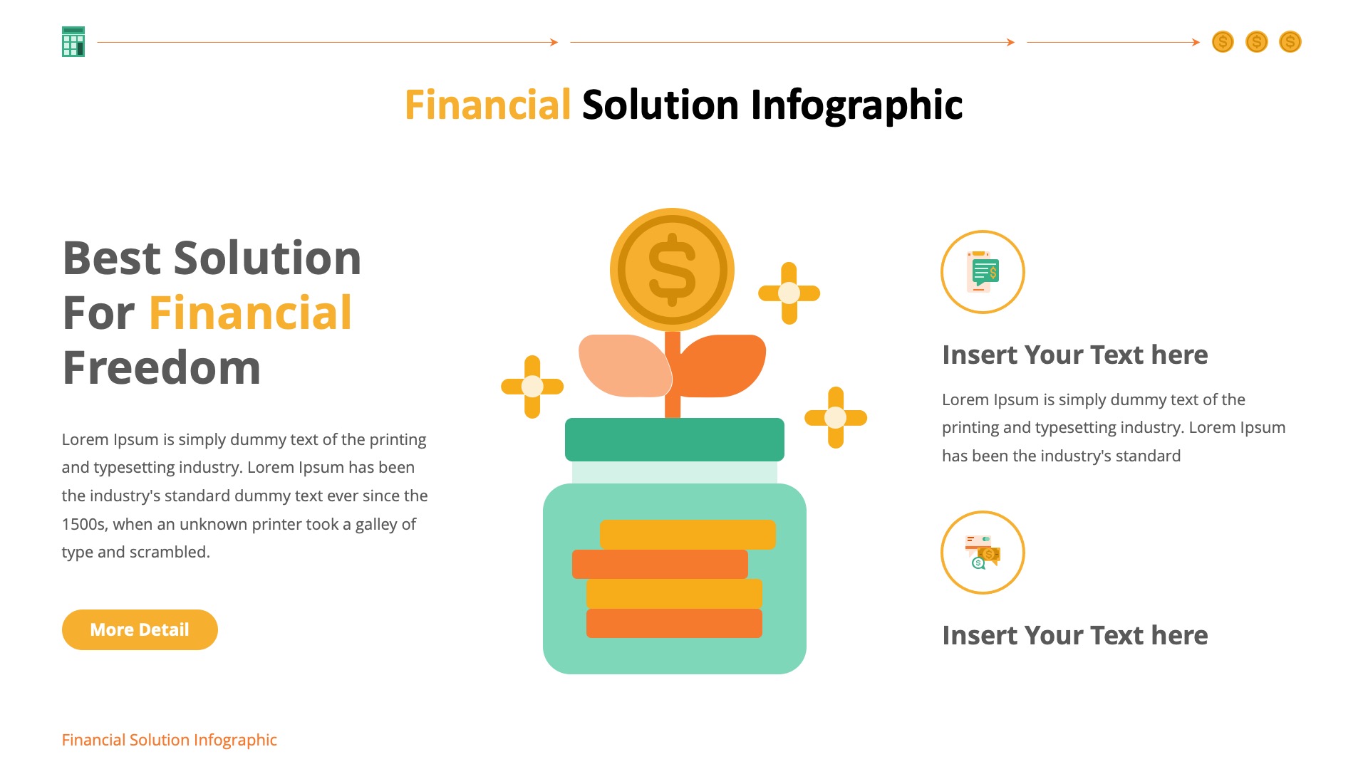 Financial Infographic PowerPoint Template, Presentation Templates ...