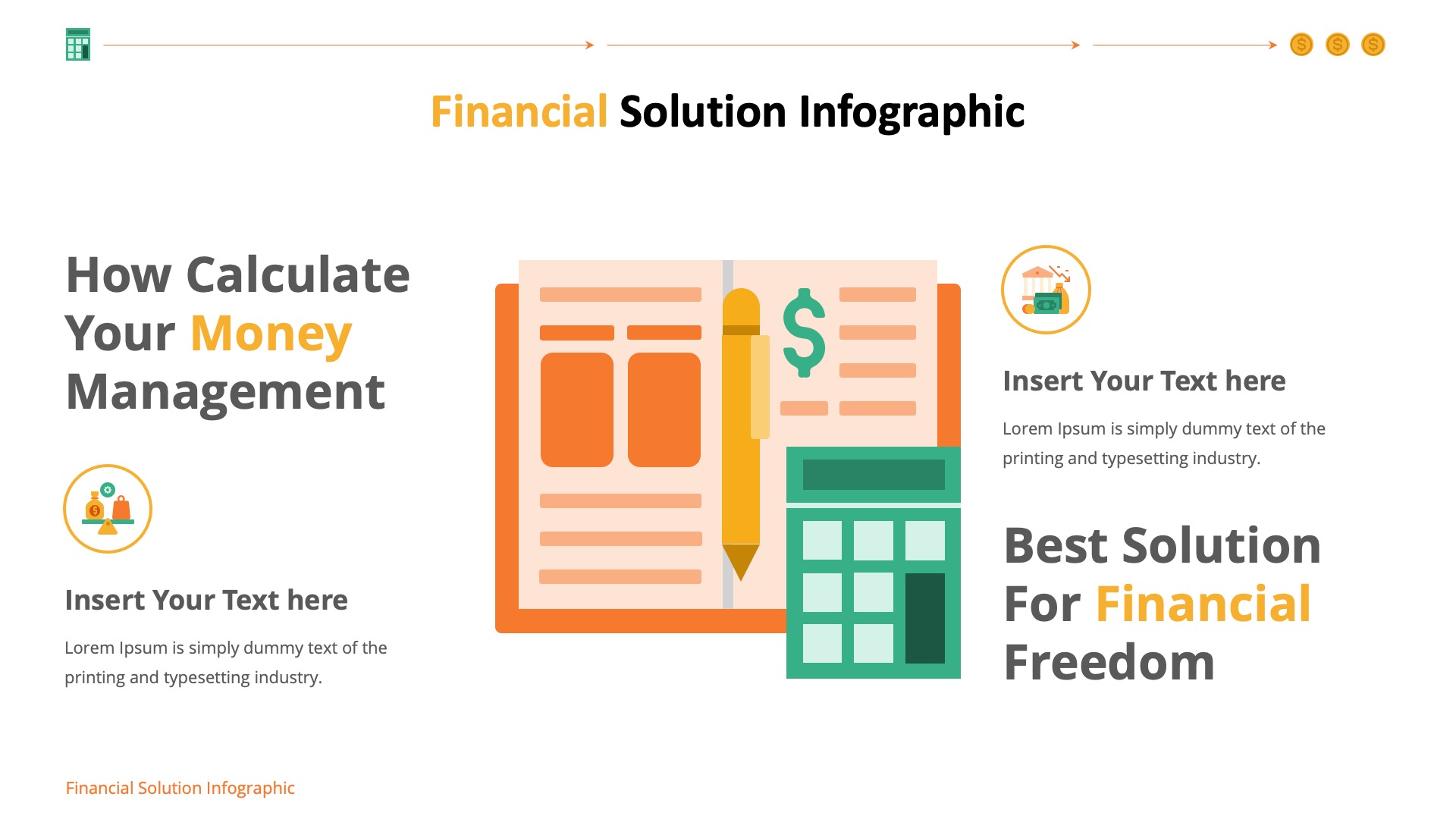 Financial Infographic PowerPoint Template, Presentation Templates ...