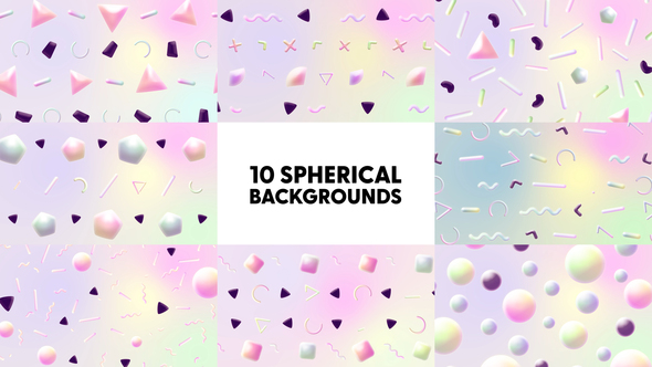 Gradient Spherical Backgrounds by GiraffeMotionStudio | VideoHive