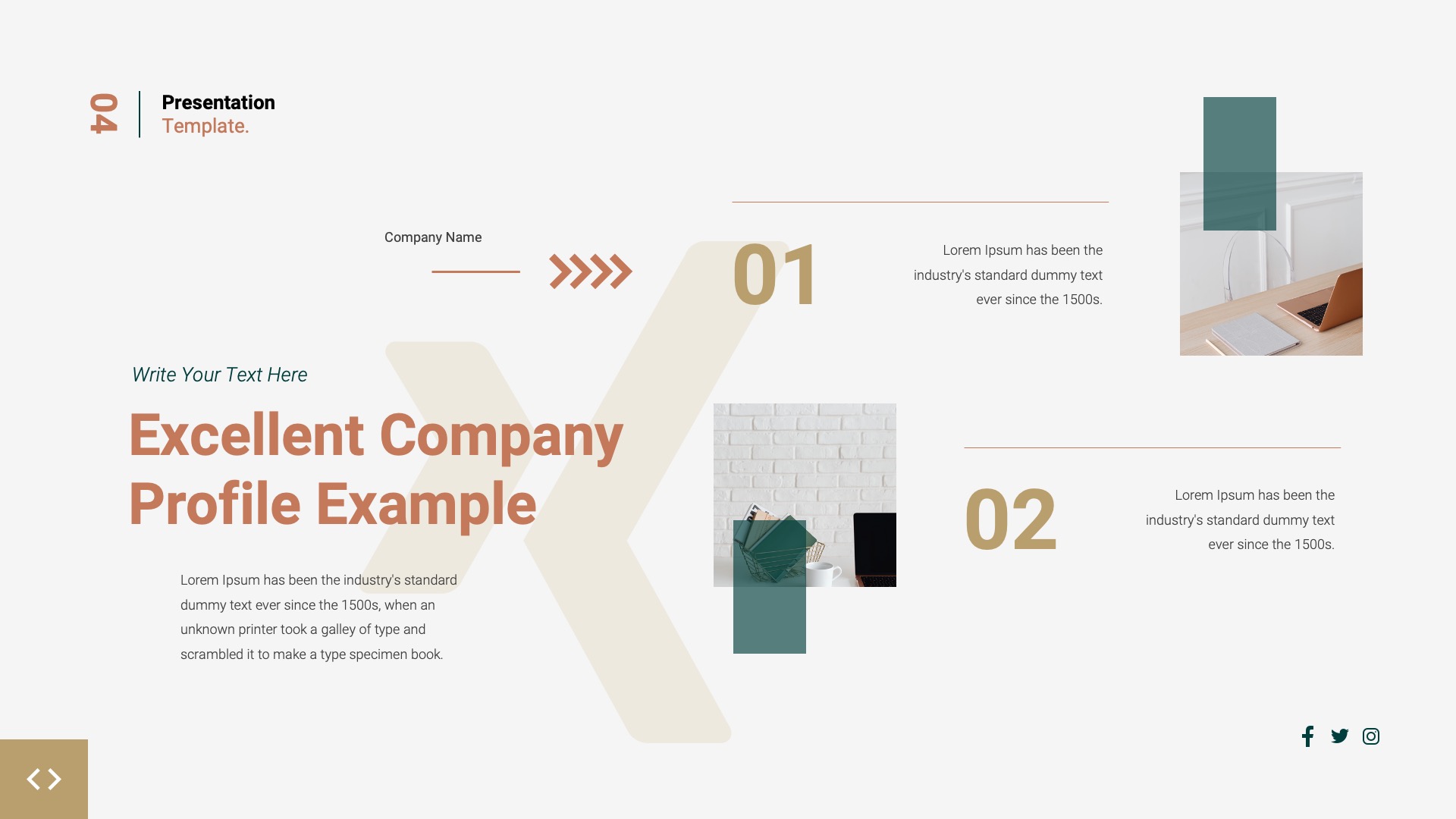 Company Profile PowerPoint Template, Presentation Templates | GraphicRiver