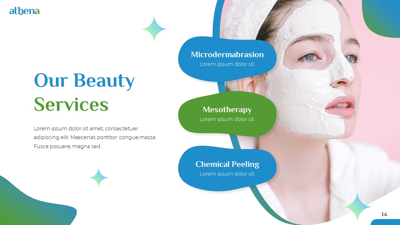 Athena - Beauty Care Presentation Template, Presentation Templates