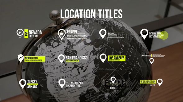 Location Titles 1.0 | After Effects, After Effects Project Files ...
