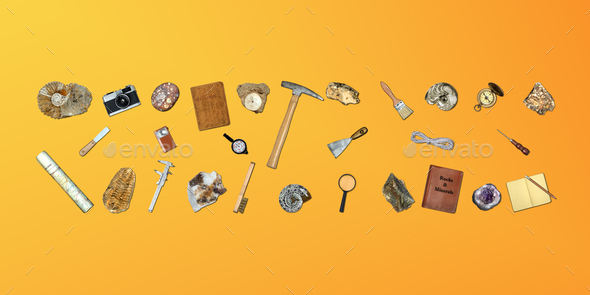 Set Geology Tools Stock Photo by AlbertoCarrera | PhotoDune