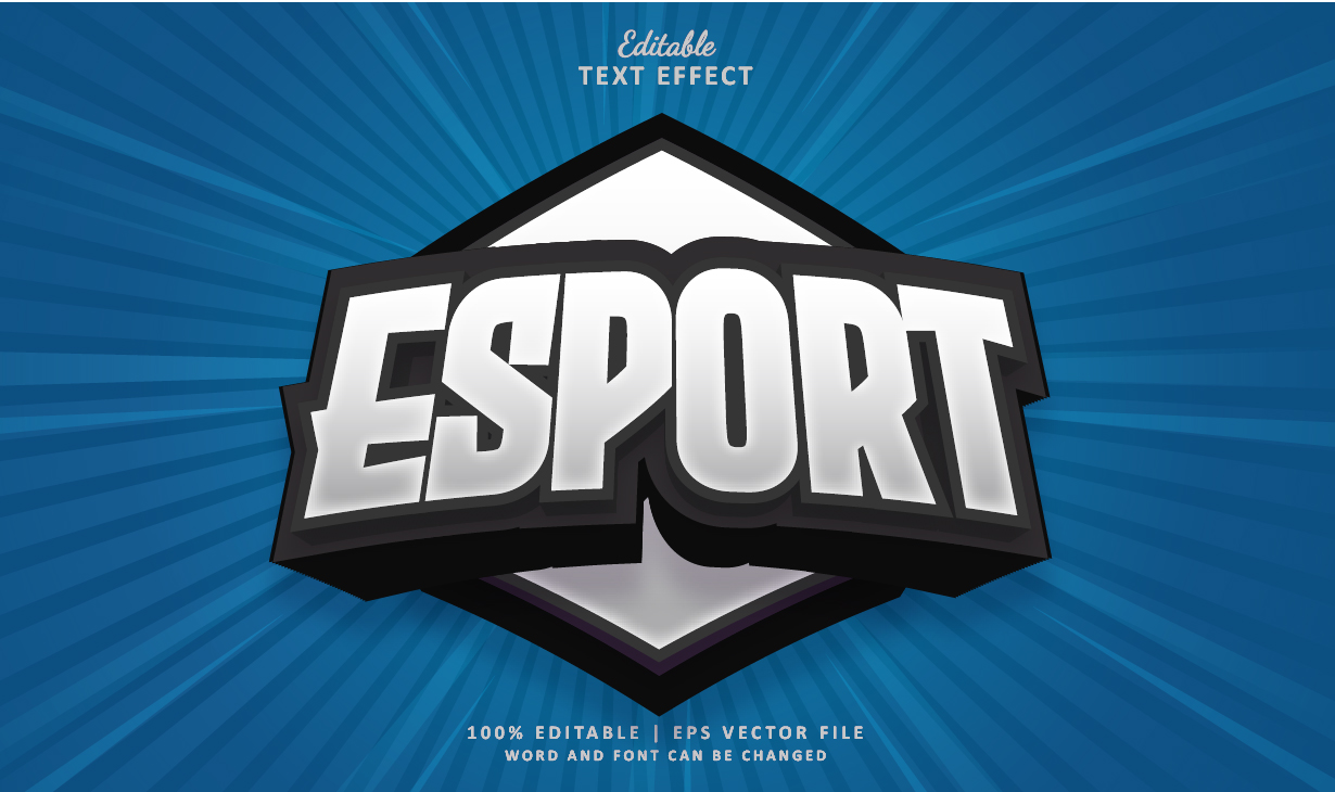 Text Effect Esport Style Logo Gaming, Add-ons | GraphicRiver