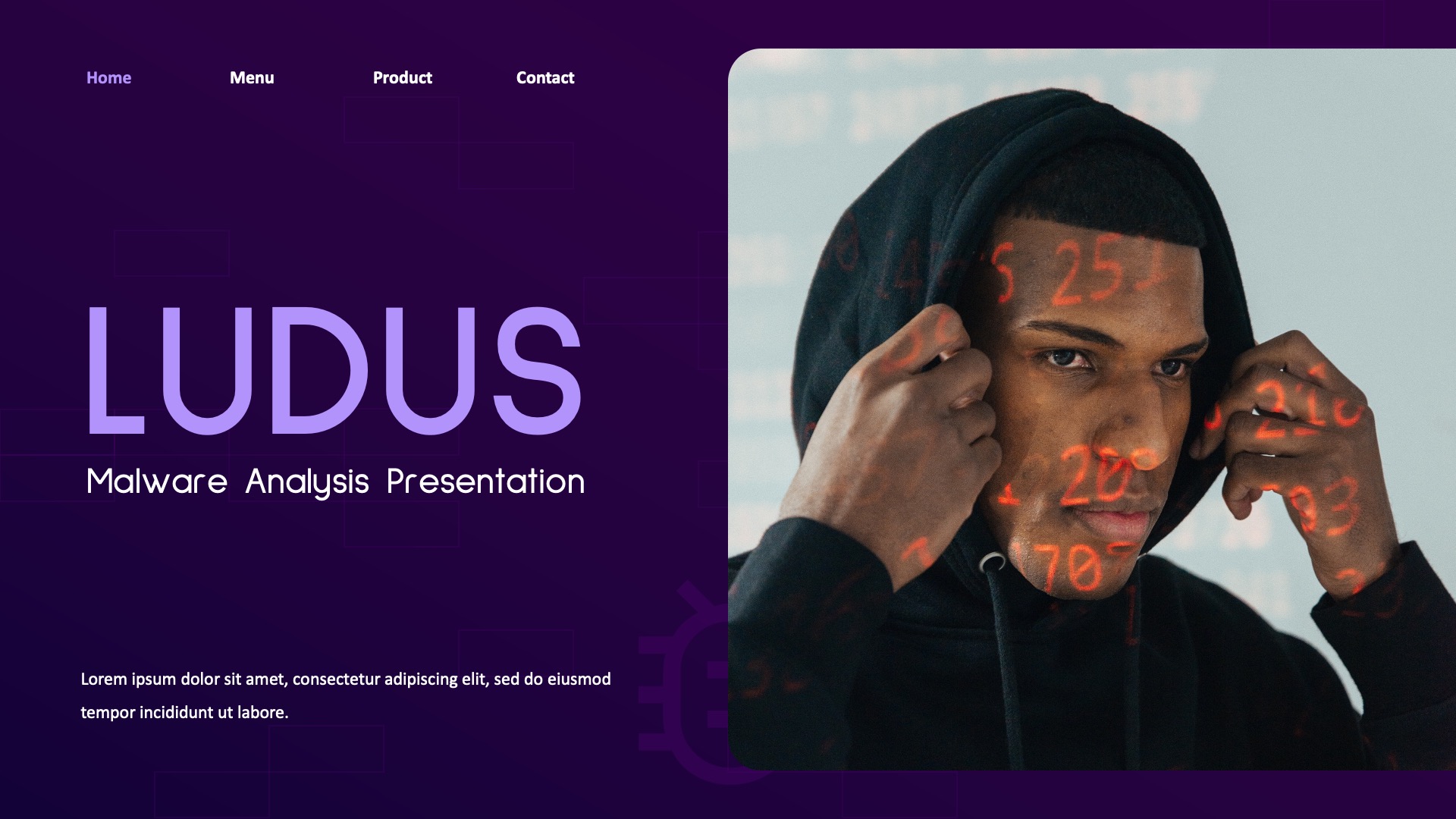 Ludus - Malware Analysis Presentation Google Slides, Presentation Templates