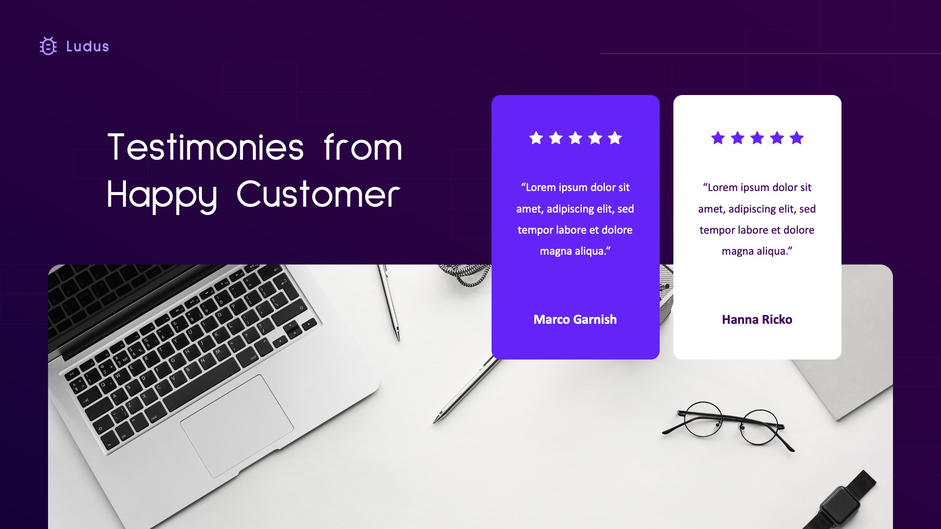 Ludus - Malware Analysis Presentation Google Slides, Presentation Templates
