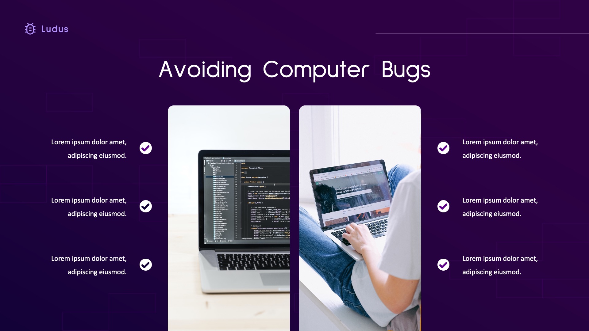 Ludus - Malware Analysis Presentation Google Slides, Presentation Templates