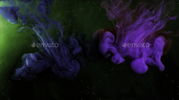 Abstract colorful psychedelic background with many shapes and forms ...